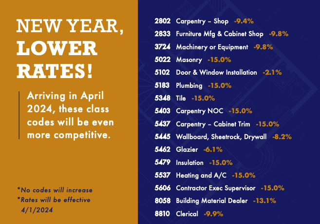 New Year, Lower Rates! - HomeBuilders Self Insurers Fund